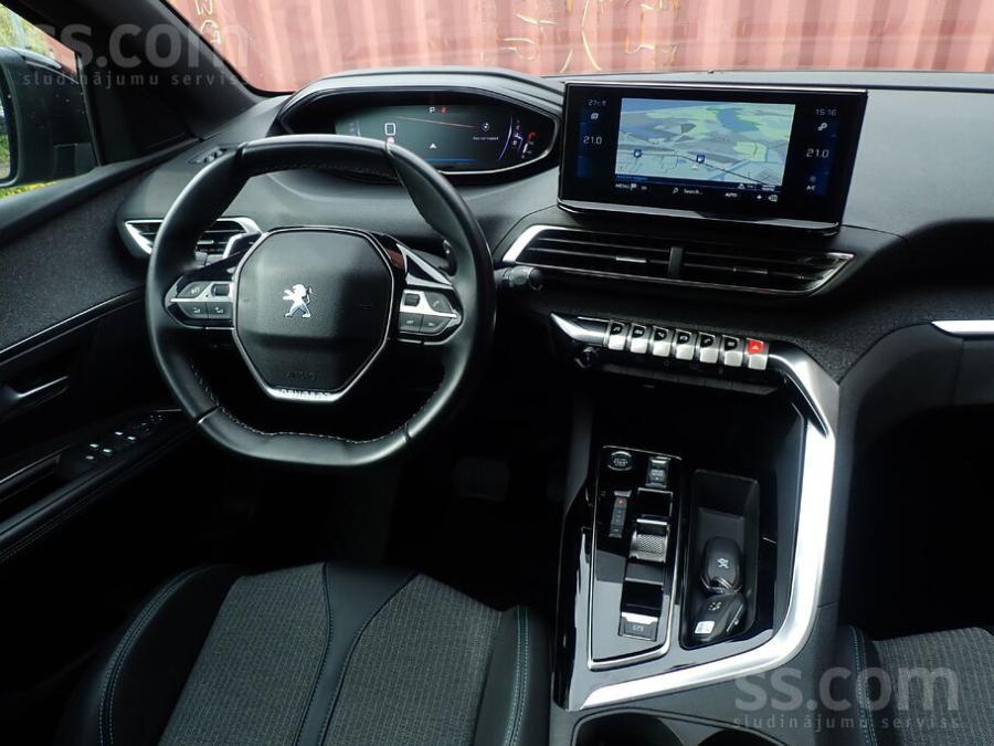 Blue Peugeot 3008 2023 in Liepaja, with an engine capacity of 1.20 L and mileage of 65 thousand km for 18950 €, photo 9 on AUTOMOTO.COM.LV