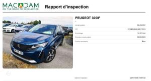 Blue Peugeot 3008 2023 in Marijampole, with an engine capacity of 1.20 L and mileage of 95 thousand km for 15367 €, photo 27 on AUTOMOTO.COM.LV