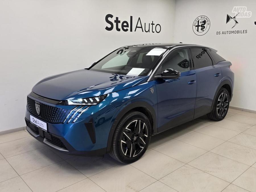 Zils Peugeot 3008 2025 Viļņa, ar dzinēja tilpumu 1.20 L un nobraukumu 2 tūkst. km par 31000 €, foto 1 vietnē AUTOMOTO.COM.LV