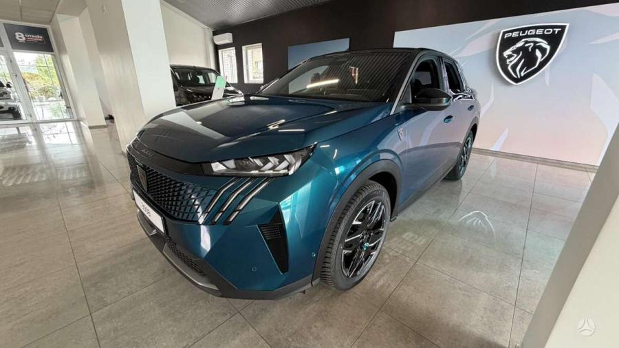 Blue Peugeot 3008 2026 in Siauliai, with an engine capacity of 1.20 L and mileage of 0 thousand km for 34900 €, photo 4 on AUTOMOTO.COM.LV