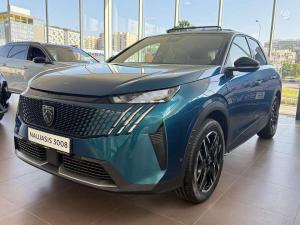 Blue Peugeot 3008 2026 in Vilnius, with an engine capacity of 1.20 L and mileage of 0 thousand km for 34400 €, photo  on AUTOMOTO.COM.LV