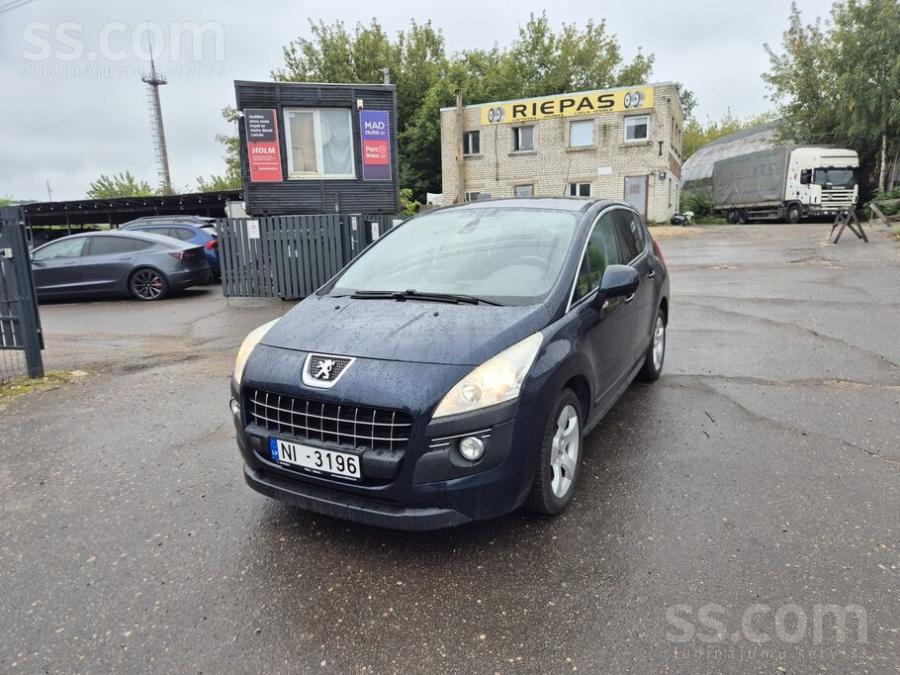Blue Peugeot 3008 2010 in Riga, with an engine capacity of 1.60 L and mileage of 229 thousand km for 4190 €, photo 5 on AUTOMOTO.COM.LV