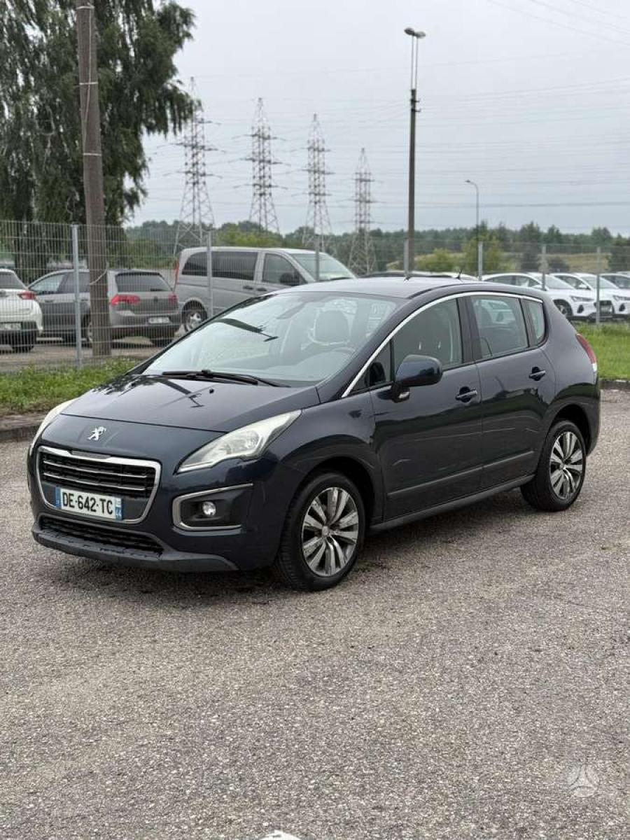 Zils Peugeot 3008 2014 Viļņa, ar dzinēja tilpumu 1.56 L un nobraukumu 220 tūkst. km par 4500 €, foto 1 vietnē AUTOMOTO.COM.LV