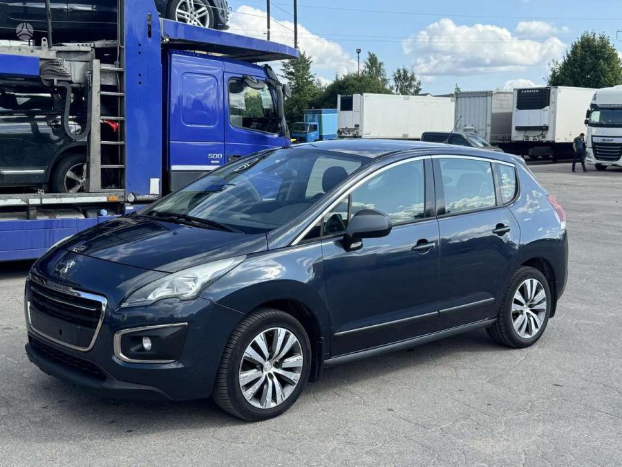 Zils Peugeot 3008 2016 Šauļi, ar dzinēja tilpumu 1.60 L un nobraukumu 315 tūkst. km par 3350 €, foto 1 vietnē AUTOMOTO.COM.LV