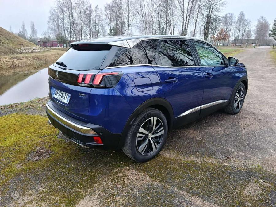 Blue Peugeot 3008 2017 in Taurage, with an engine capacity of 2.00 L and mileage of 188 thousand km for 12500 €, photo 9 on AUTOMOTO.COM.LV