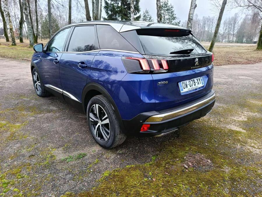 Blue Peugeot 3008 2017 in Taurage, with an engine capacity of 2.00 L and mileage of 188 thousand km for 12500 €, photo 11 on AUTOMOTO.COM.LV