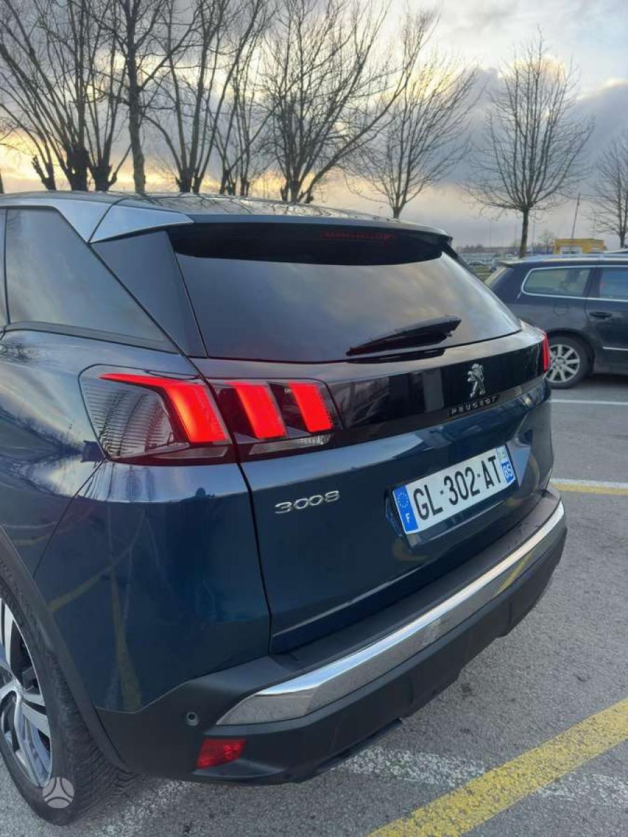 Blue Peugeot 3008 2022 in Klaipeda, with an engine capacity of 1.50 L and mileage of 167 thousand km for 16999 €, photo 12 on AUTOMOTO.COM.LV