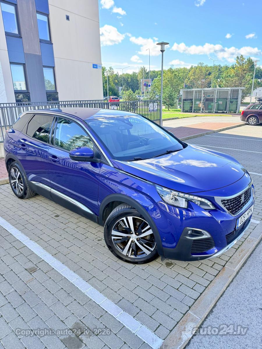 Blue Peugeot 3008 2017 in Tallinn, with an engine capacity of 1.20 L and mileage of 173 thousand km for 11199 €, photo 4 on AUTOMOTO.COM.LV