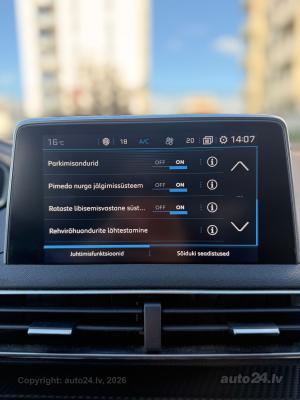Blue Peugeot 3008 2017 in Tallinn, with an engine capacity of 1.20 L and mileage of 173 thousand km for 11199 €, photo 16 on AUTOMOTO.COM.LV