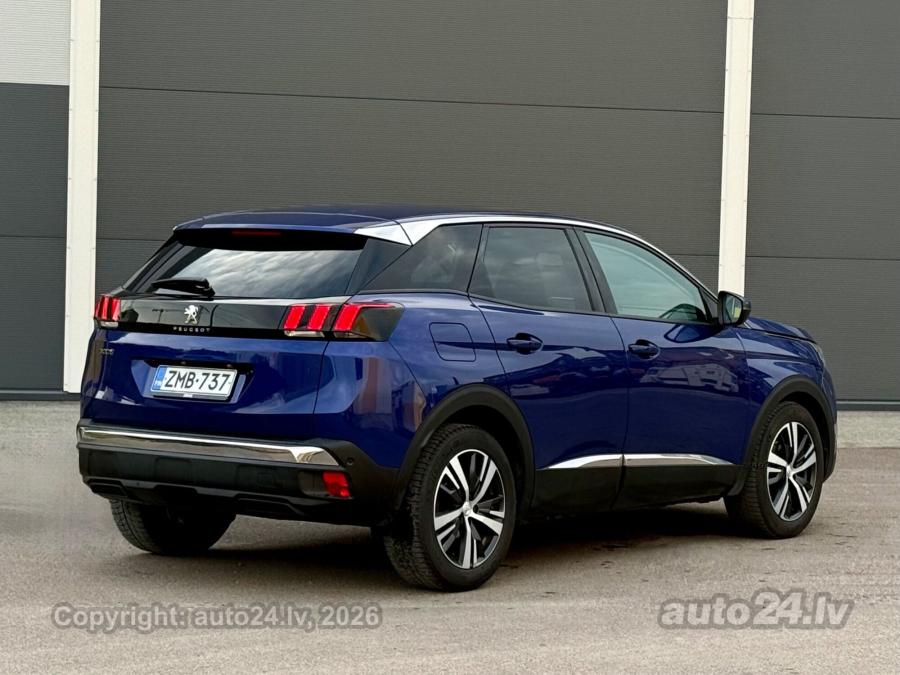 Blue Peugeot 3008 2018 in Tallinn, with an engine capacity of 1.20 L and mileage of 120 thousand km for 11900 €, photo 4 on AUTOMOTO.COM.LV