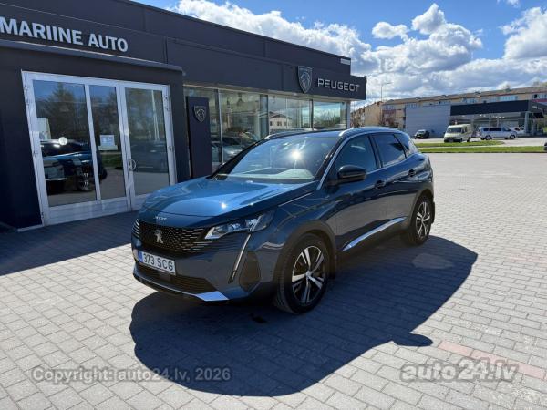 Blue Peugeot 3008 2021 in Johvi, with an engine capacity of 1.50 L and mileage of 76 thousand km for 19990 €, photo 2 on AUTOMOTO.COM.LV