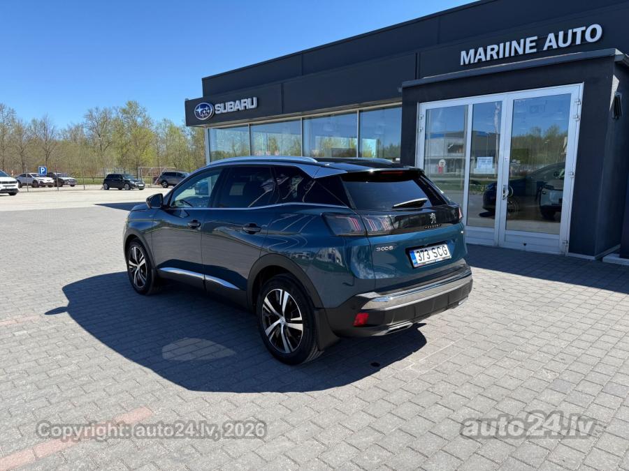 Blue Peugeot 3008 2021 in Johvi, with an engine capacity of 1.50 L and mileage of 76 thousand km for 19990 €, photo 6 on AUTOMOTO.COM.LV