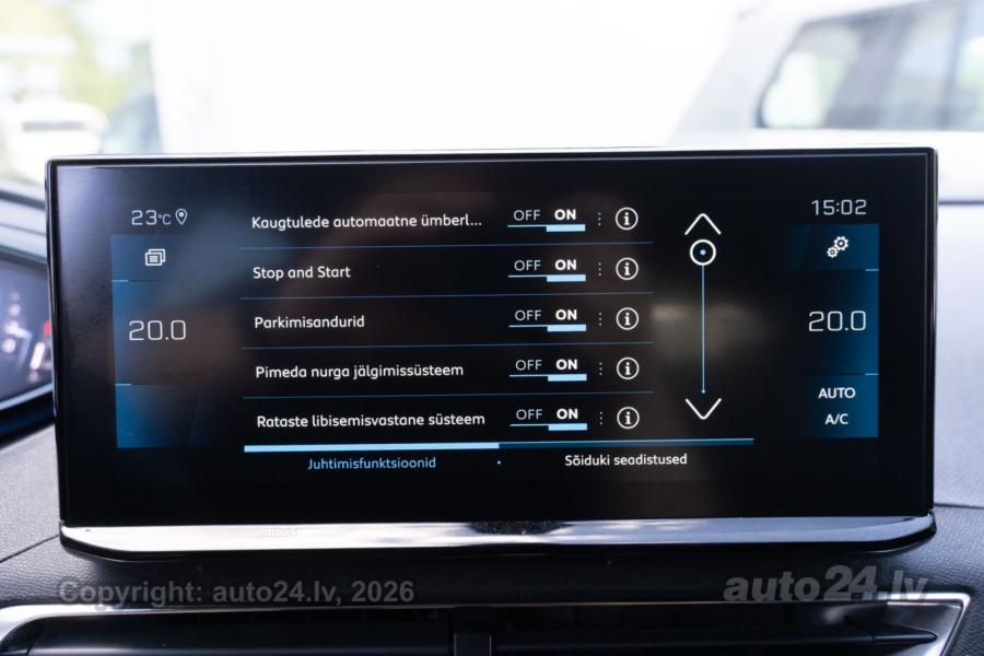 Zils Peugeot 3008 2023 Tallina, ar dzinēja tilpumu 0.00 L un nobraukumu 71 tūkst. km par 19900 €, foto 27 vietnē AUTOMOTO.COM.LV