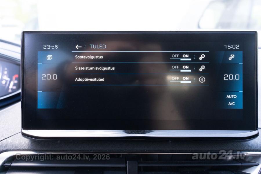 Zils Peugeot 3008 2023 Tallina, ar dzinēja tilpumu 0.00 L un nobraukumu 71 tūkst. km par 19900 €, foto 28 vietnē AUTOMOTO.COM.LV