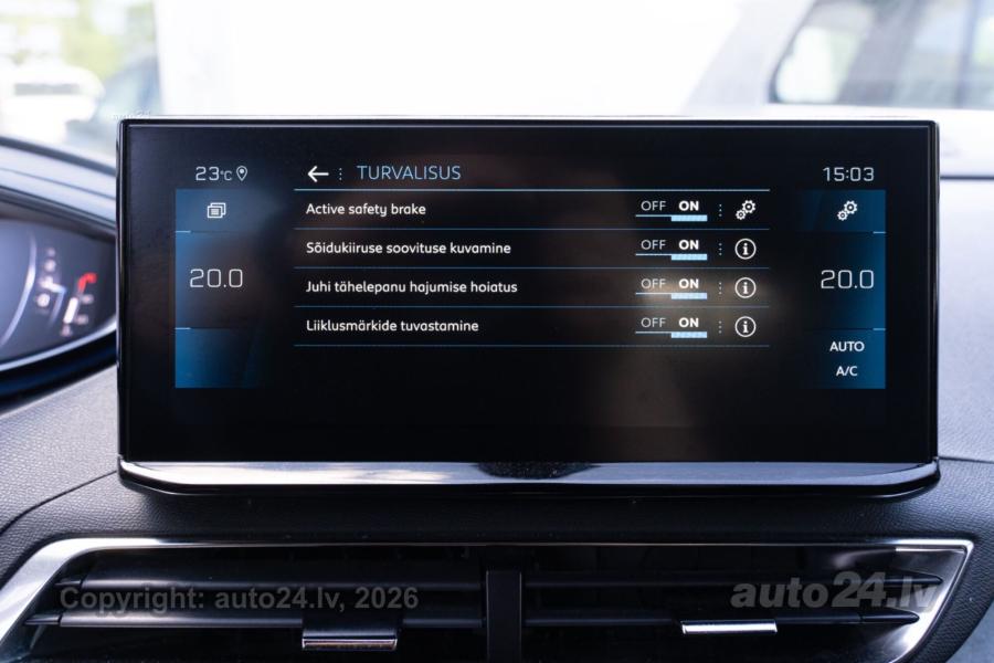 Zils Peugeot 3008 2023 Tallina, ar dzinēja tilpumu 0.00 L un nobraukumu 71 tūkst. km par 19900 €, foto 29 vietnē AUTOMOTO.COM.LV