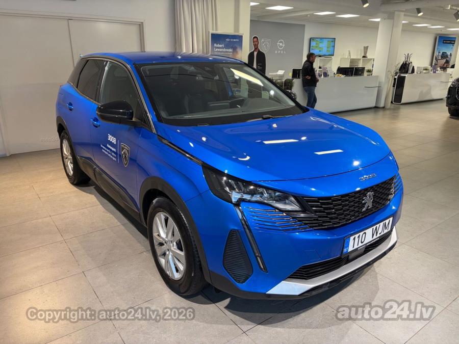 Zils Peugeot 3008 2023 Tallina, ar dzinēja tilpumu 1.50 L un nobraukumu 58 tūkst. km par 19990 €, foto 7 vietnē AUTOMOTO.COM.LV