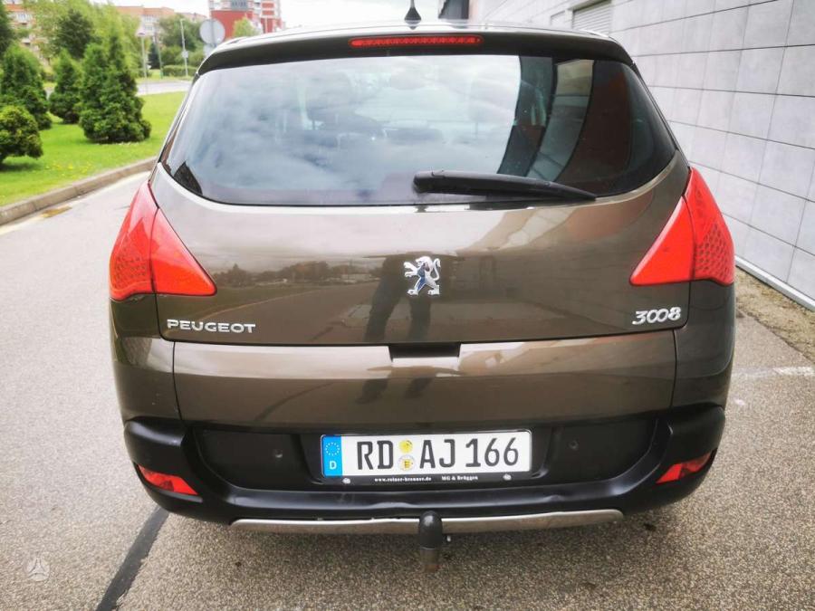 Brūns Peugeot 3008 2009 Klaipėda, ar dzinēja tilpumu 2.00 L un nobraukumu 229 tūkst. km par 3850 €, foto 6 vietnē AUTOMOTO.COM.LV