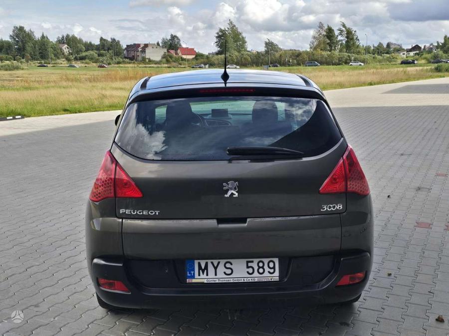 Brūns Peugeot 3008 2009 Šauļi, ar dzinēja tilpumu 1.60 L un nobraukumu 199 tūkst. km par 2500 €, foto 6 vietnē AUTOMOTO.COM.LV