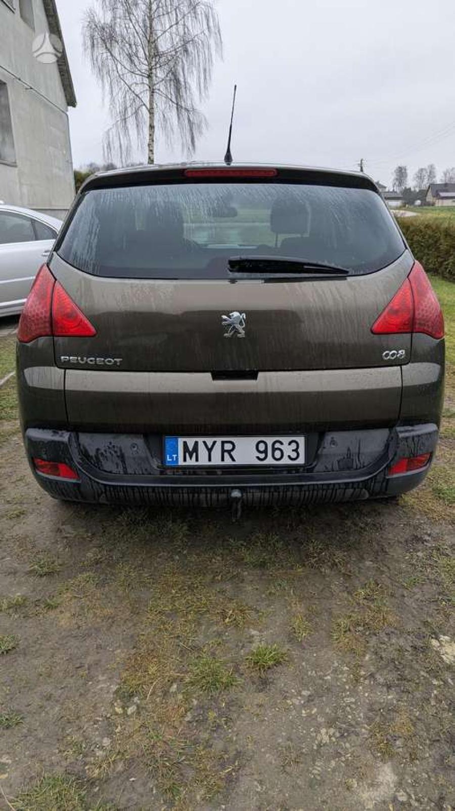 Brūns Peugeot 3008 2010 Šauļi, ar dzinēja tilpumu 1.56 L un nobraukumu 260 tūkst. km par 3600 €, foto 5 vietnē AUTOMOTO.COM.LV