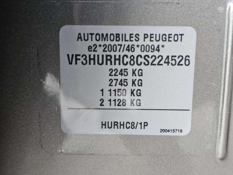 Brūns Peugeot 3008 2013 Viļņa, ar dzinēja tilpumu 2.00 L un nobraukumu 185 tūkst. km par 4950 €, foto 39 vietnē AUTOMOTO.COM.LV