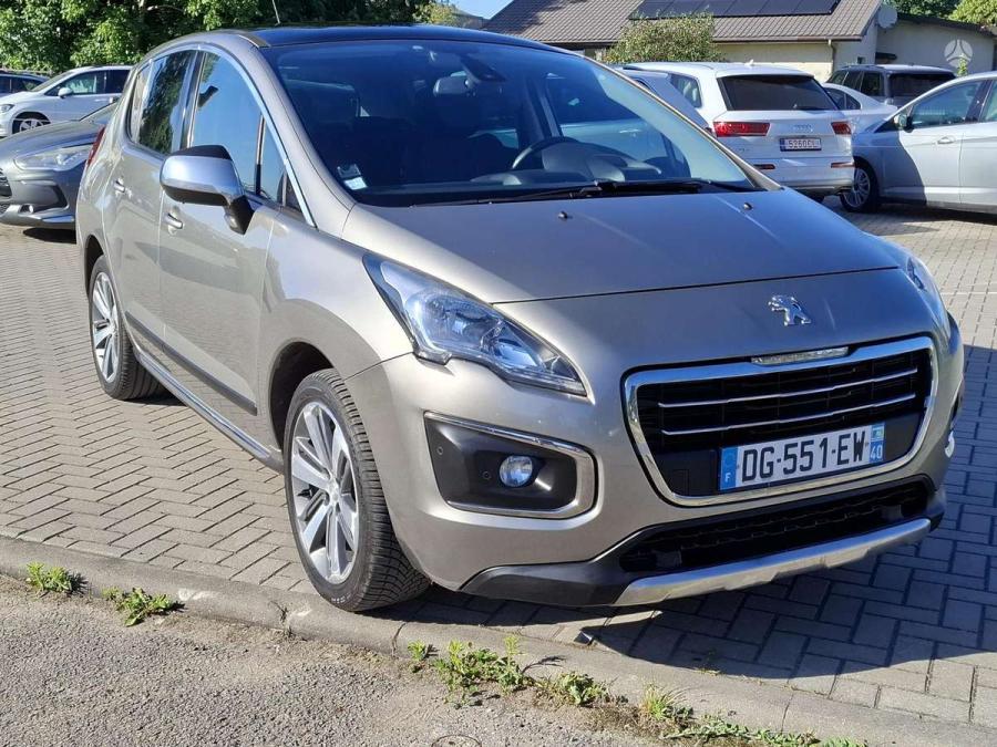Brūns Peugeot 3008 2014 Tauragė, ar dzinēja tilpumu 1.56 L un nobraukumu 239 tūkst. km par 5400 €, foto 5 vietnē AUTOMOTO.COM.LV