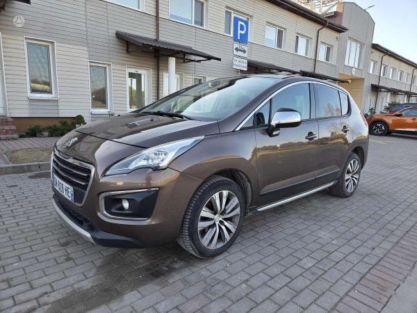 Brown Peugeot 3008 2015 in Vilnius, with an engine capacity of 1.56 L and mileage of 262 thousand km for 5800 €, photo 1 on AUTOMOTO.COM.LV