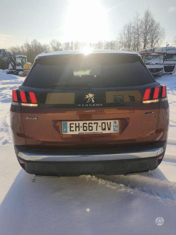 Brūns Peugeot 3008 2016 Tauragė, ar dzinēja tilpumu 2.00 L un nobraukumu 219 tūkst. km par 13000 €, foto 4 vietnē AUTOMOTO.COM.LV