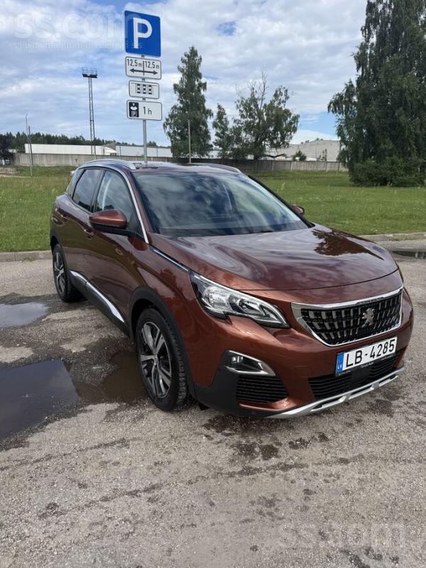 Brūns Peugeot 3008 2017 Rīga, ar dzinēja tilpumu 1.20 L un nobraukumu 106 tūkst. km par 12000 €, foto 1 vietnē AUTOMOTO.COM.LV