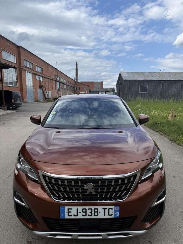 Brown Peugeot 3008 2017 in Alytus, with an engine capacity of 1.56 L and mileage of 183 thousand km for 11500 €, photo 4 on AUTOMOTO.COM.LV