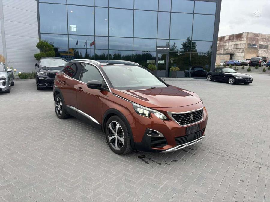 Brown Peugeot 3008 2017 in Telschi, with an engine capacity of 2.00 L and mileage of 108 thousand km for 10300 €, photo 7 on AUTOMOTO.COM.LV