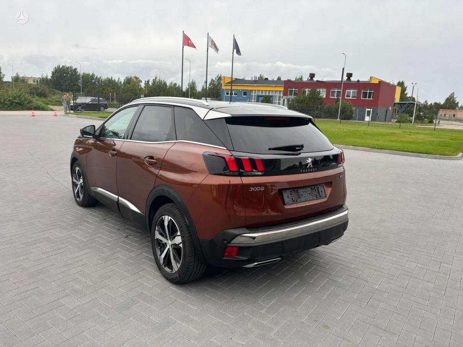 Brown Peugeot 3008 2017 in Telschi, with an engine capacity of 2.00 L and mileage of 108 thousand km for 10300 €, photo 8 on AUTOMOTO.COM.LV