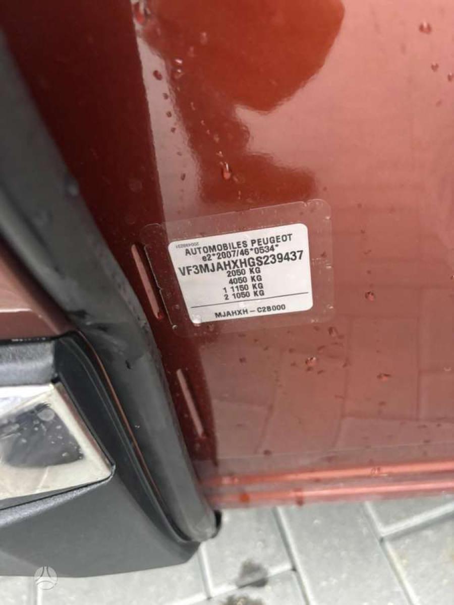 Brown Peugeot 3008 2017 in Telschi, with an engine capacity of 2.00 L and mileage of 108 thousand km for 10300 €, photo 18 on AUTOMOTO.COM.LV