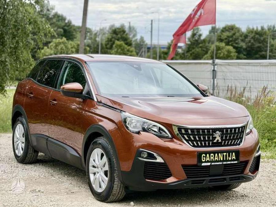 Brown Peugeot 3008 2018 in Siauliai, with an engine capacity of 1.50 L and mileage of 198 thousand km for 13750 €, photo 20 on AUTOMOTO.COM.LV