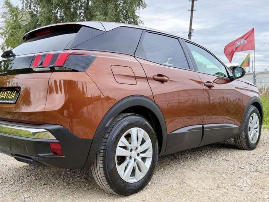 Brūns Peugeot 3008 2018 Šauļi, ar dzinēja tilpumu 1.50 L un nobraukumu 198 tūkst. km par 13750 €, foto 9 vietnē AUTOMOTO.COM.LV