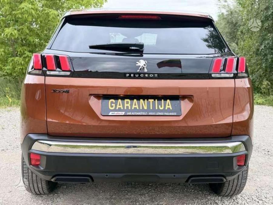 Brown Peugeot 3008 2018 in Siauliai, with an engine capacity of 1.50 L and mileage of 198 thousand km for 13750 €, photo 7 on AUTOMOTO.COM.LV