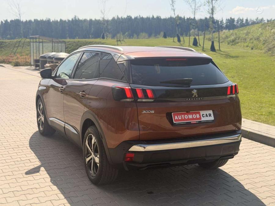 Brūns Peugeot 3008 2018 Viļņa, ar dzinēja tilpumu 1.20 L un nobraukumu 172 tūkst. km par 11500 €, foto 9 vietnē AUTOMOTO.COM.LV