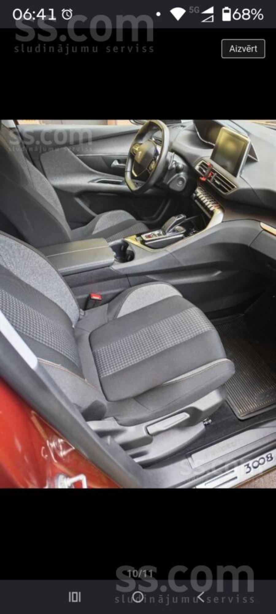 Brūns Peugeot 3008 2018 Rīga, ar dzinēja tilpumu 1.60 L un nobraukumu 35 tūkst. km par 15900 €, foto 12 vietnē AUTOMOTO.COM.LV