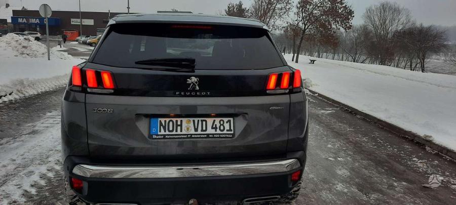 Brūns Peugeot 3008 2019 Kauņa, ar dzinēja tilpumu 1.50 L un nobraukumu 220 tūkst. km par 11750 €, foto 22 vietnē AUTOMOTO.COM.LV