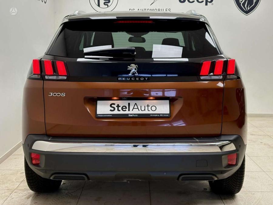 Brūns Peugeot 3008 2019 Viļņa, ar dzinēja tilpumu 1.20 L un nobraukumu 125 tūkst. km par 16450 €, foto 7 vietnē AUTOMOTO.COM.LV