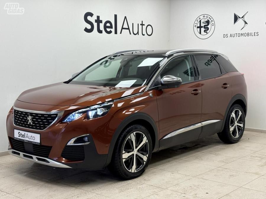 Brown Peugeot 3008 2019 in Vilnius, with an engine capacity of 1.20 L and mileage of 125 thousand km for 16450 €, photo 1 on AUTOMOTO.COM.LV
