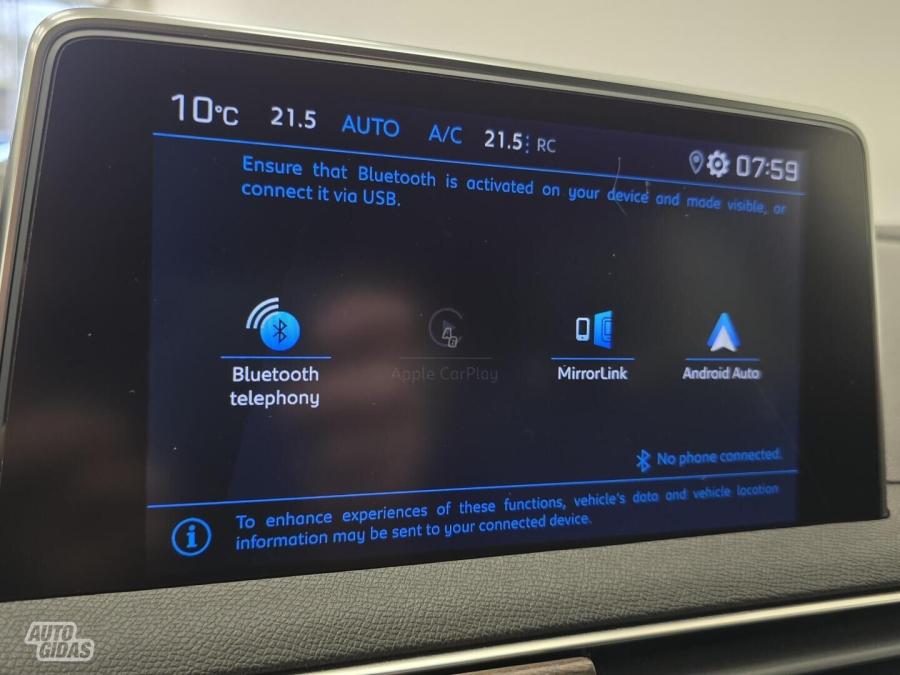 Коричневый Пежо 3008 2019 в Вильнюс, объемом двигателя 1.20 л и пробегом 66 тыс. км за 16290 €, фото 15 на AUTOMOTO.COM.LV