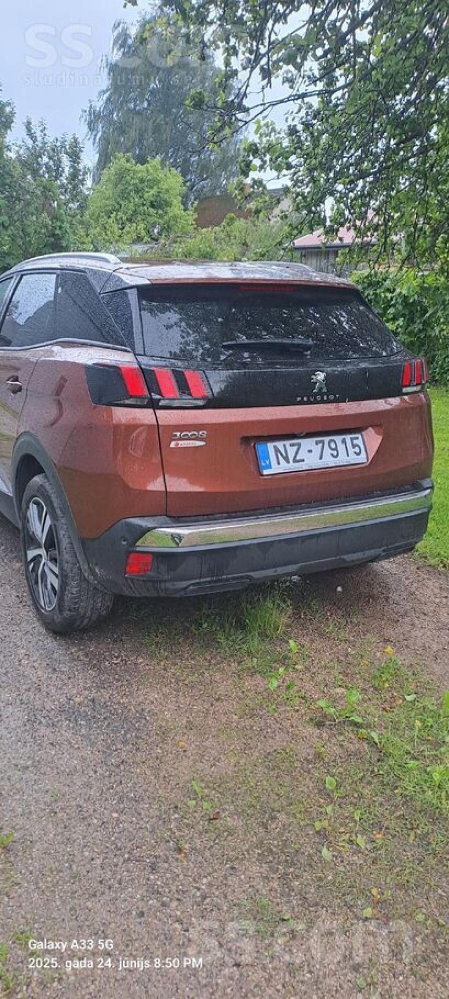 Brūns Peugeot 3008 2019 Madona, ar dzinēja tilpumu 1.50 L un nobraukumu 99 tūkst. km par 15500 €, foto 13 vietnē AUTOMOTO.COM.LV