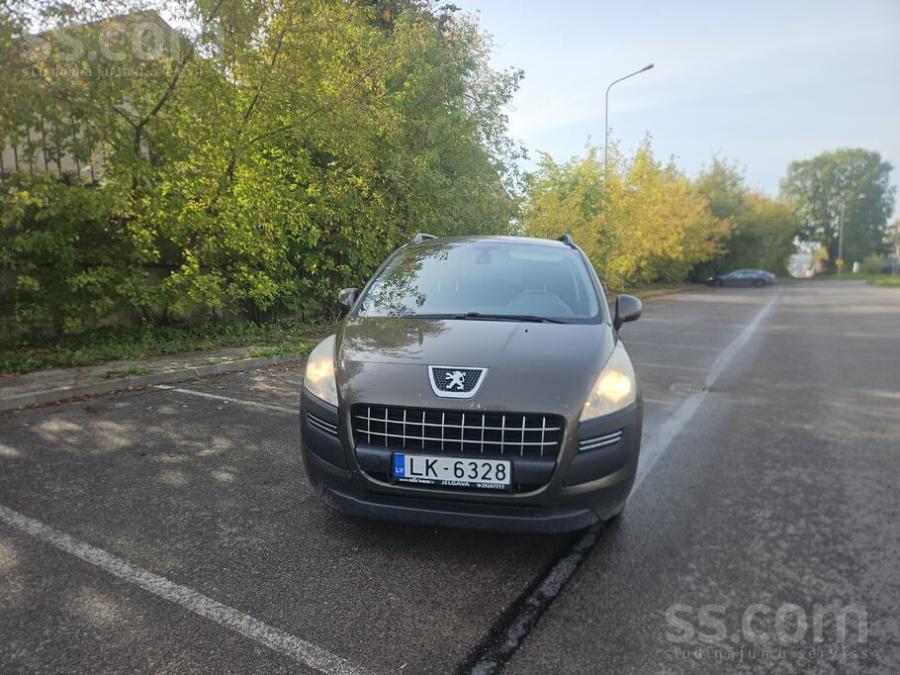 Brown Peugeot 3008 2009 in Daugavpils, with an engine capacity of 1.60 L and mileage of 271 thousand km for 3100 €, photo 3 on AUTOMOTO.COM.LV