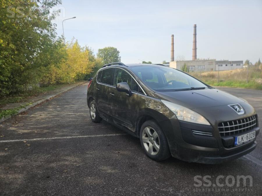 Brown Peugeot 3008 2009 in Daugavpils, with an engine capacity of 1.60 L and mileage of 271 thousand km for 3100 €, photo 5 on AUTOMOTO.COM.LV