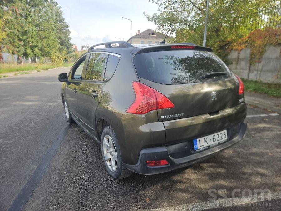 Brown Peugeot 3008 2009 in Daugavpils, with an engine capacity of 1.60 L and mileage of 271 thousand km for 3100 €, photo 9 on AUTOMOTO.COM.LV