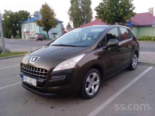 Brūns Peugeot 3008 2010 Jēkabpils, ar dzinēja tilpumu 1.60 L un nobraukumu 227 tūkst. km par 3150 €, foto 1 vietnē AUTOMOTO.COM.LV
