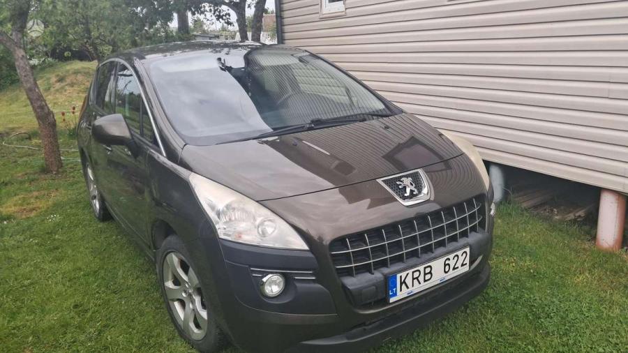 Brown Peugeot 3008 2012 in Mazeikiai, with an engine capacity of 1.60 L and mileage of 283 thousand km for 2700 €, photo 3 on AUTOMOTO.COM.LV