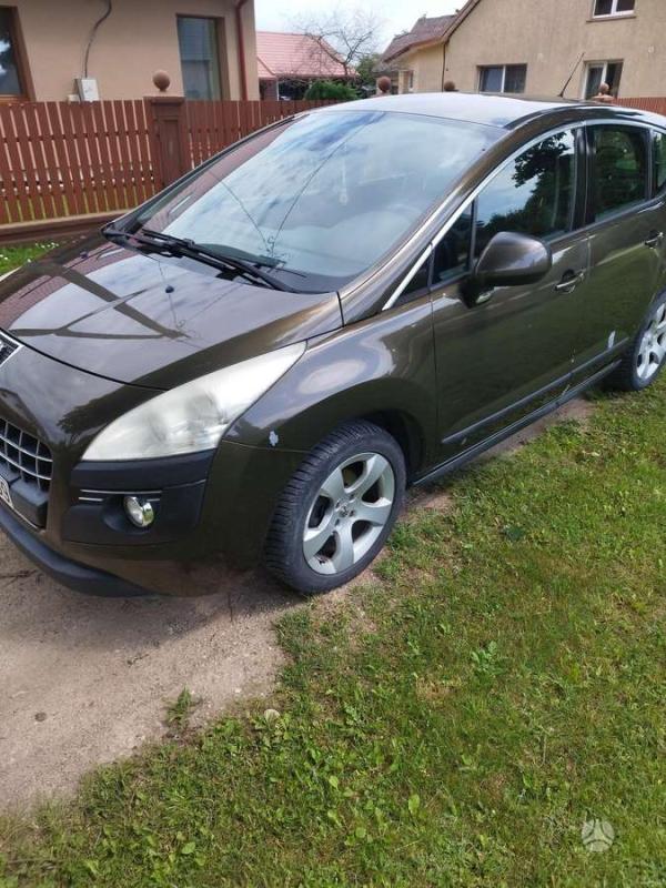 Brown Peugeot 3008 2009 in Taurage, with an engine capacity of 1.56 L and mileage of 233 thousand km for 2500 €, photo 1 on AUTOMOTO.COM.LV