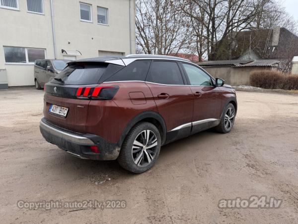 Brown Peugeot 3008 2017 in Tallinn, with an engine capacity of 1.60 L and mileage of 99 thousand km for 14500 €, photo 4 on AUTOMOTO.COM.LV