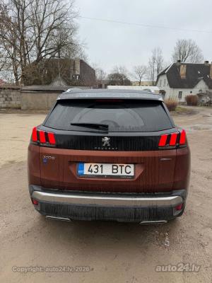 Brūns Peugeot 3008 2017 Tallina, ar dzinēja tilpumu 1.60 L un nobraukumu 99 tūkst. km par 14500 €, foto 5 vietnē AUTOMOTO.COM.LV